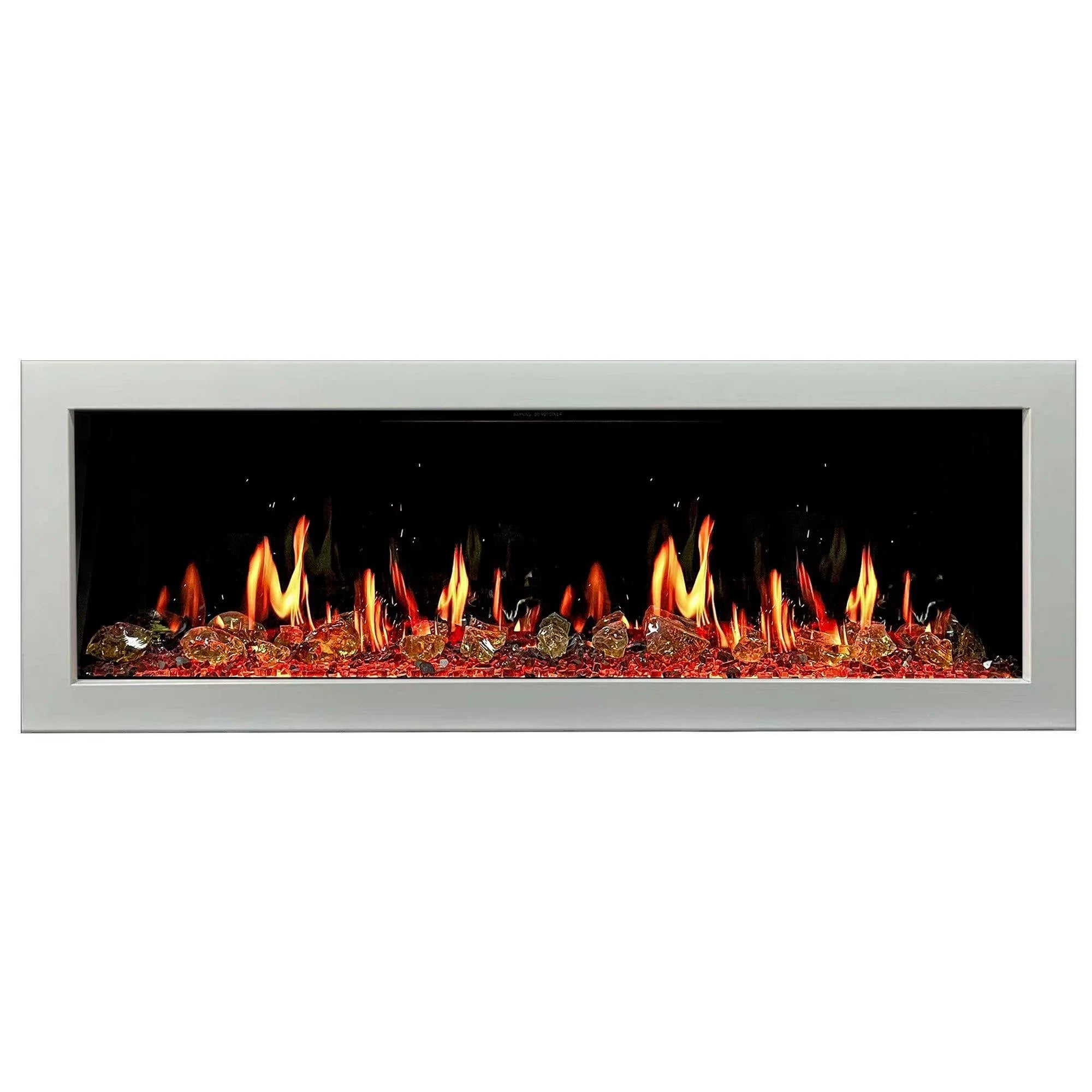 Litedeer Homes Gloria II 48" Smart Wall Mounted Electric Fireplace with App 5 Unique Flame ...